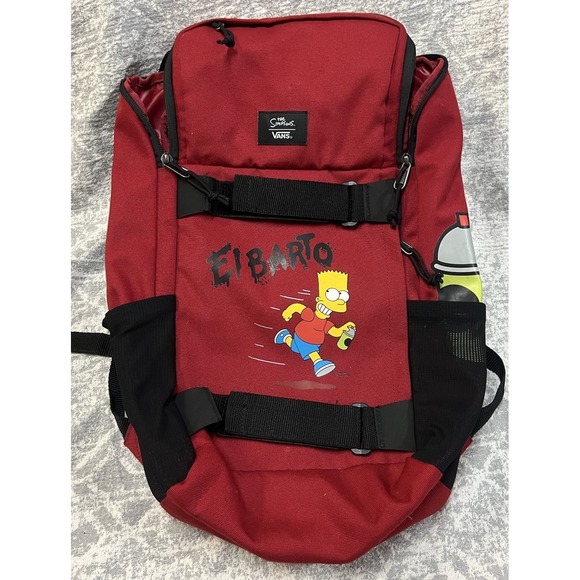 Vans | Bags | Vans X Simpsons El Barto Backpack Off The Wall Skate Bag ...